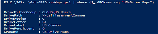 Getting all GPP Drive maps in a Domain with PowerShell | Tailspintoys ...